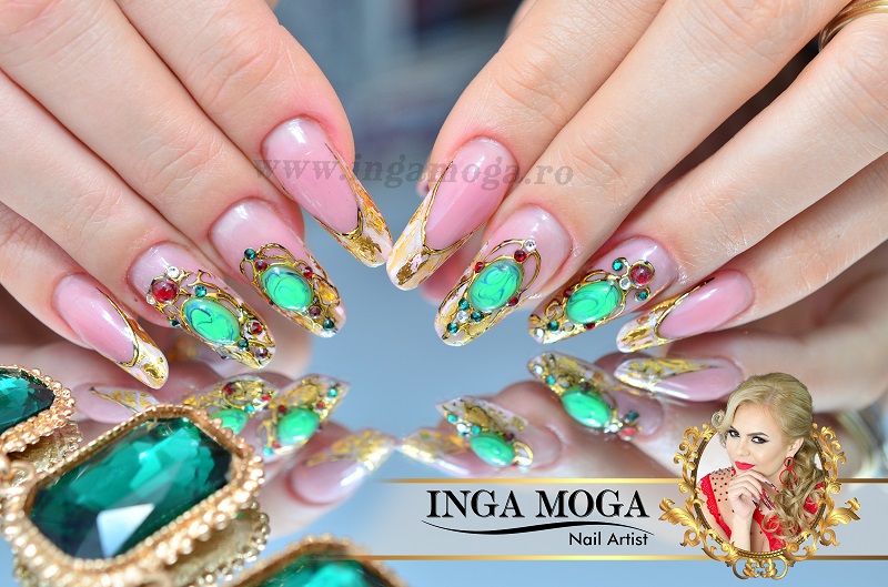 Unghii migdala ruseasca Piatra lichida by Inga Moga | Galerie de poze ...