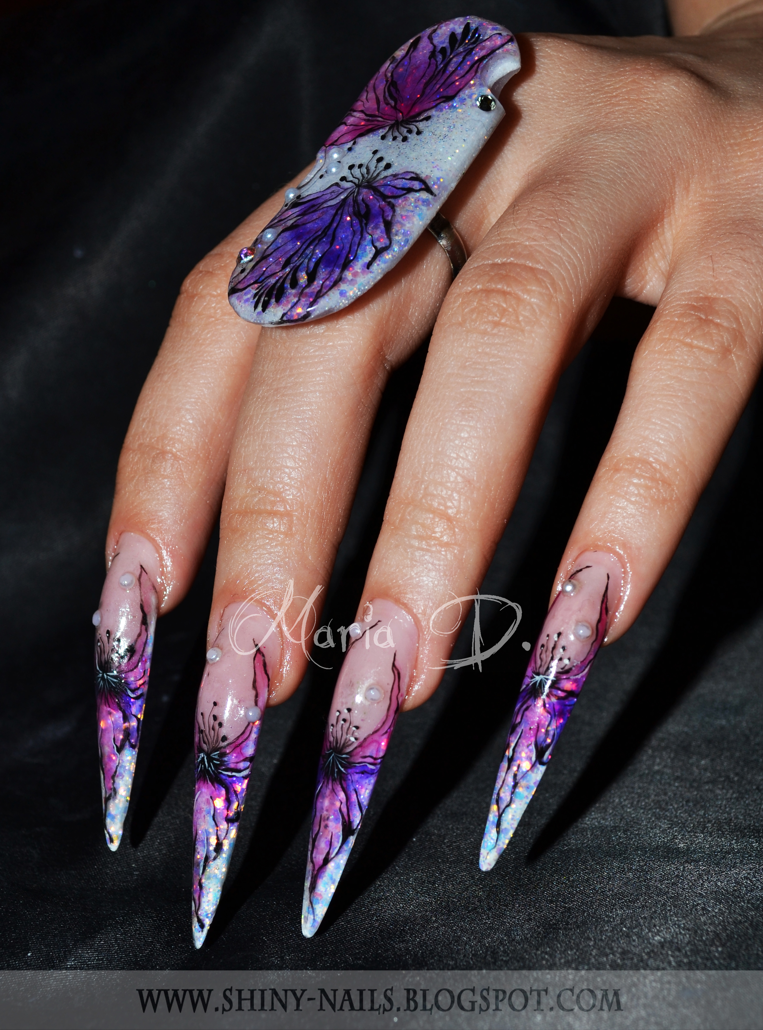 Model unghii cu gel stiletto | Galerie de poze | Poza